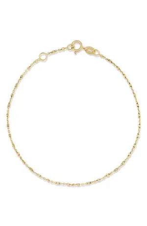 Bony Levy 14k Gold Cube Station Bracelet - 14k Yellow Gold