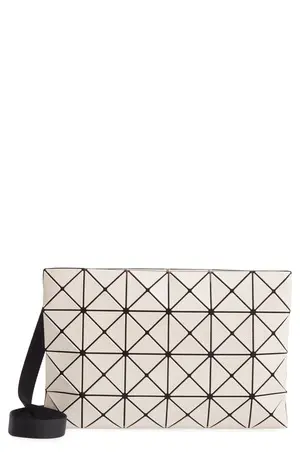 Issey Miyake Bao Bao Issey Miyake Lucent Crossbody Bag Beige/ Black