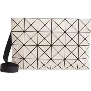 Issey Miyake Bao Bao Issey Miyake Lucent Crossbody Bag Beige
