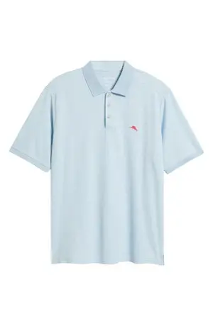 Tommy Bahama Emfielder Polo - Light Sky Heather