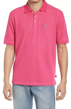 Tommy Bahama Tommy Bahama Emfielder Polo Pink Ruffle