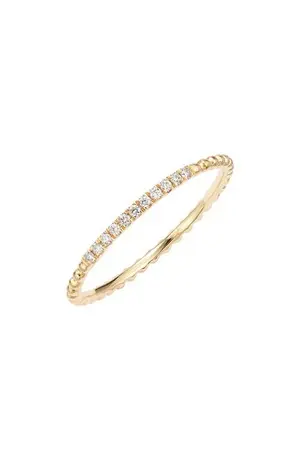 Bony Levy Diamond & 18k Gold Bead Ring - 18k Yellow Gold
