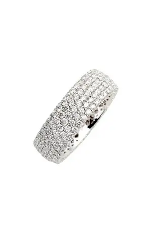 Bony Levy Diamond Pavé Eternity Ring - White Gold/diamond