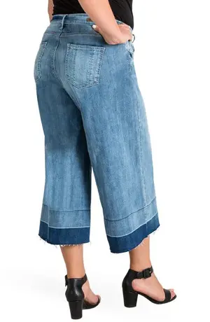 STANDARDS & PRACTICES Release Hem Denim Culottes