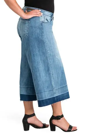 STANDARDS & PRACTICES Release Hem Denim Culottes