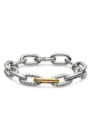David Yurman David Yurman DY Madison Chain Bracelet Gold/silver