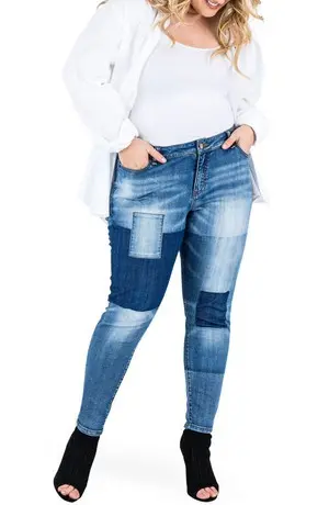 STANDARDS & PRACTICES Isabel Color Blocked Skinny Jeans