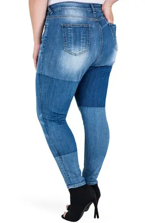 STANDARDS & PRACTICES Isabel Color Blocked Skinny Jeans