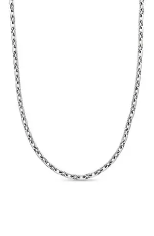 David Yurman Dy Madison Extra Small Chain Necklace - Silver