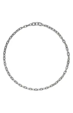 David Yurman Dy Madison Extra Small Chain Necklace - Silver
