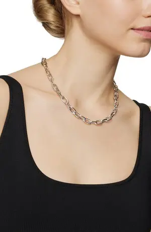 David Yurman Madison Small Chain Necklace - Silver
