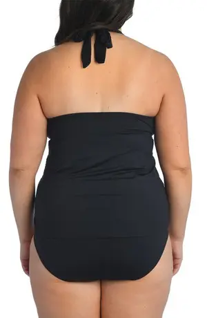 La Blanca Halter Tankini Top