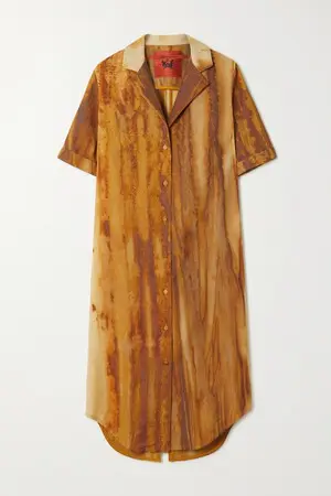 THEBE MAGUGU Oxidized Wool Shirt Dress
