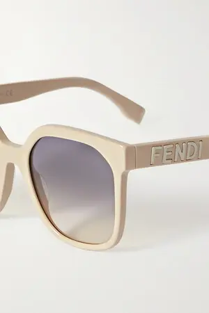 Fendi Oversized Square-frame Acetate Sunglasses