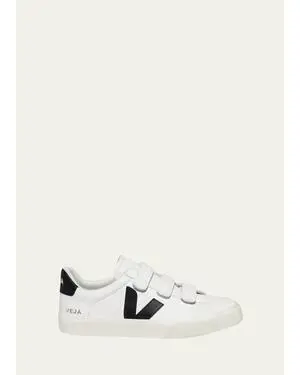 VEJA Recife Leather Sneakers - White/black