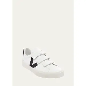 VEJA Recife Leather Sneakers - White/black