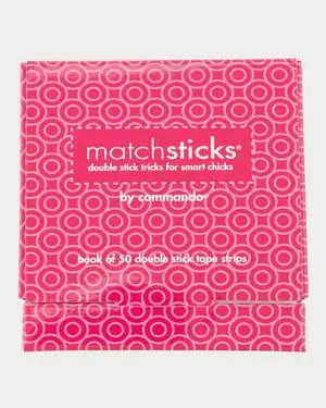Commando Matchsticks Double-stick Tape Strips - Clear