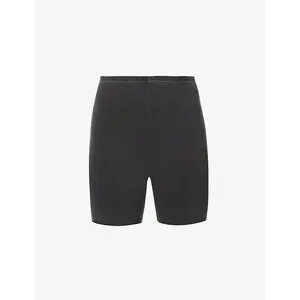 SKIMS Outdoor Basics High-rise Stretch-cotton Shorts
