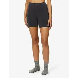 SKIMS Outdoor Basics High-rise Stretch-cotton Shorts