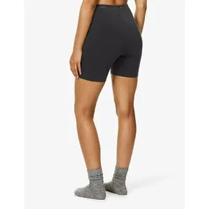 SKIMS Outdoor Basics High-rise Stretch-cotton Shorts