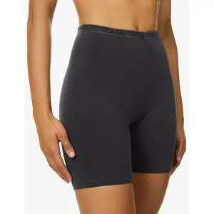 SKIMS Outdoor Basics High-rise Stretch-cotton Shorts
