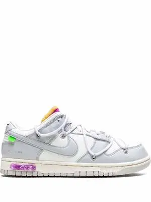 Nike X Off White Dunk Low Lot 03 Sneakers - Neutrals
