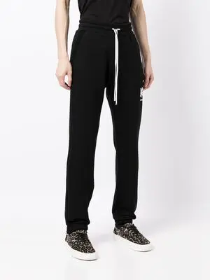 Amiri Logo-print Cotton Track Pants - Black
