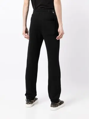 Amiri Logo-print Cotton Track Pants - Black