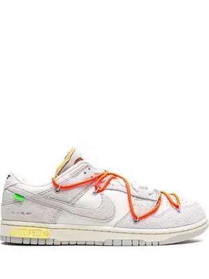 Nike X Off White Dunk Low Lot Sneakers - Neutrals