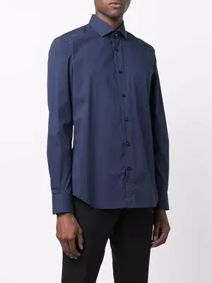 XACUS Long-sleeve Regular Fit Shirt - Blue
