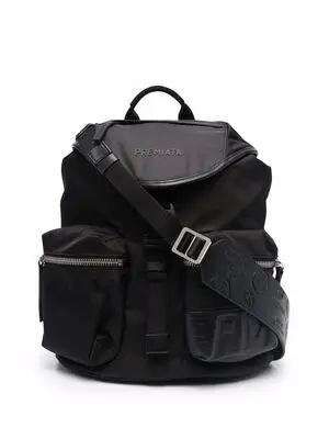 Premiata Lyn Logo-print Backpack - Black