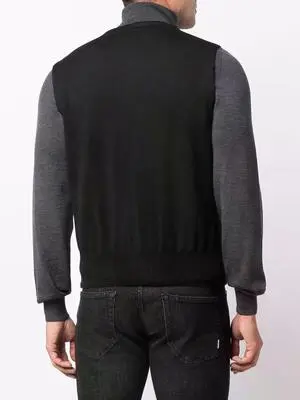FILERIA Virgin Wool Gilet - Black