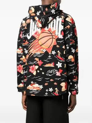 JUST DON Graphic-print Hooded Jacket