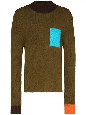 Jacquemus Colourblock Ribbed Jumper