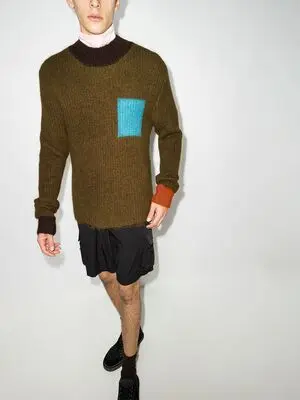 Jacquemus Colourblock Ribbed Jumper