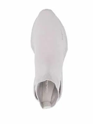 FERRAGAMO Sock-style Sneakers - Grey