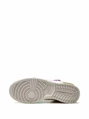 Nike X Off White Dunk Low Lot 21 Sneakers - White