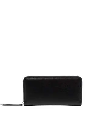 MAISON MARGIELA Numbers-patch Leather Wallet - Black