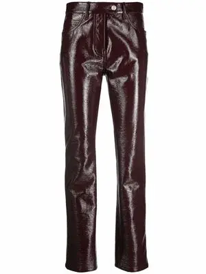 COURREGES Five-pocket Straight Trousers - Red
