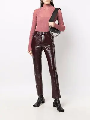 COURREGES Five-pocket Straight Trousers - Red