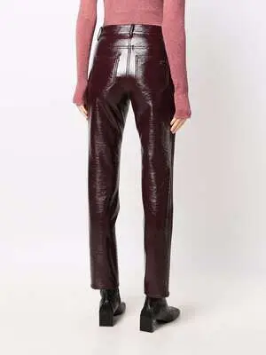COURREGES Five-pocket Straight Trousers - Red
