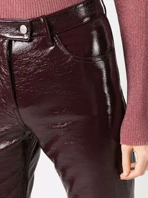 COURREGES Five-pocket Straight Trousers - Red