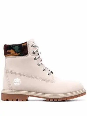 Timberland Camo Trim Lace-up Boots