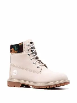 Timberland Camo Trim Lace-up Boots