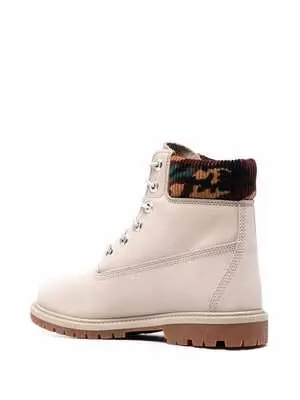 Timberland Camo Trim Lace-up Boots