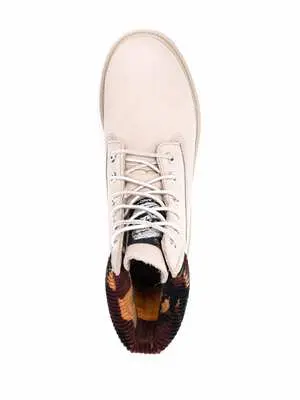 Timberland Camo Trim Lace-up Boots