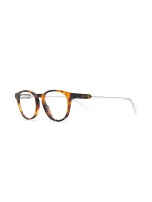 Gucci Tortoiseshell Oval Frame Glasses
