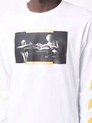 Off-White Caravaggio Painting Print T-shirt
