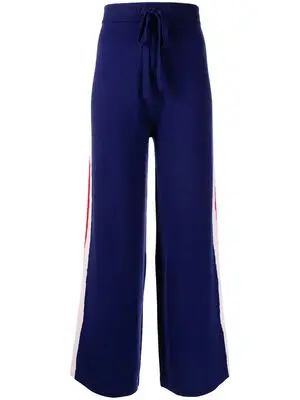 Être Cécile Side-stripe Wide Leg Trousers