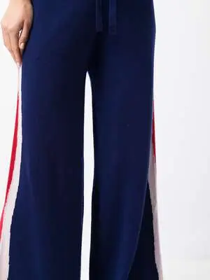 Être Cécile Side-stripe Wide Leg Trousers